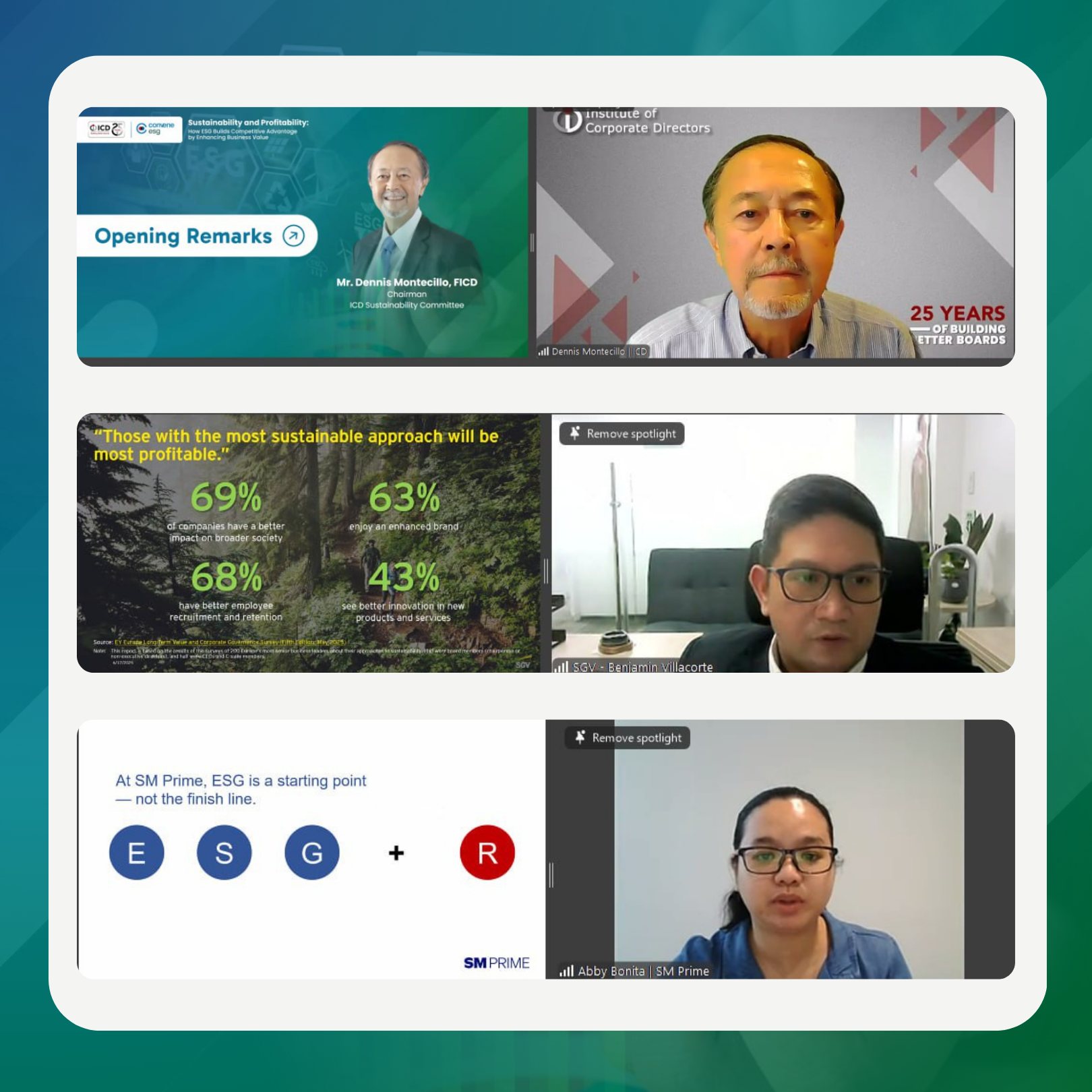 Benjamin N. Villacorte shares insights at “Susta | SGV & Co. | EY ...