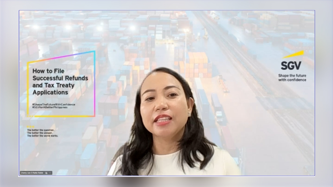 SGV Knowledge Institute hosts webinar on filing su | SGV & Co. | EY ...