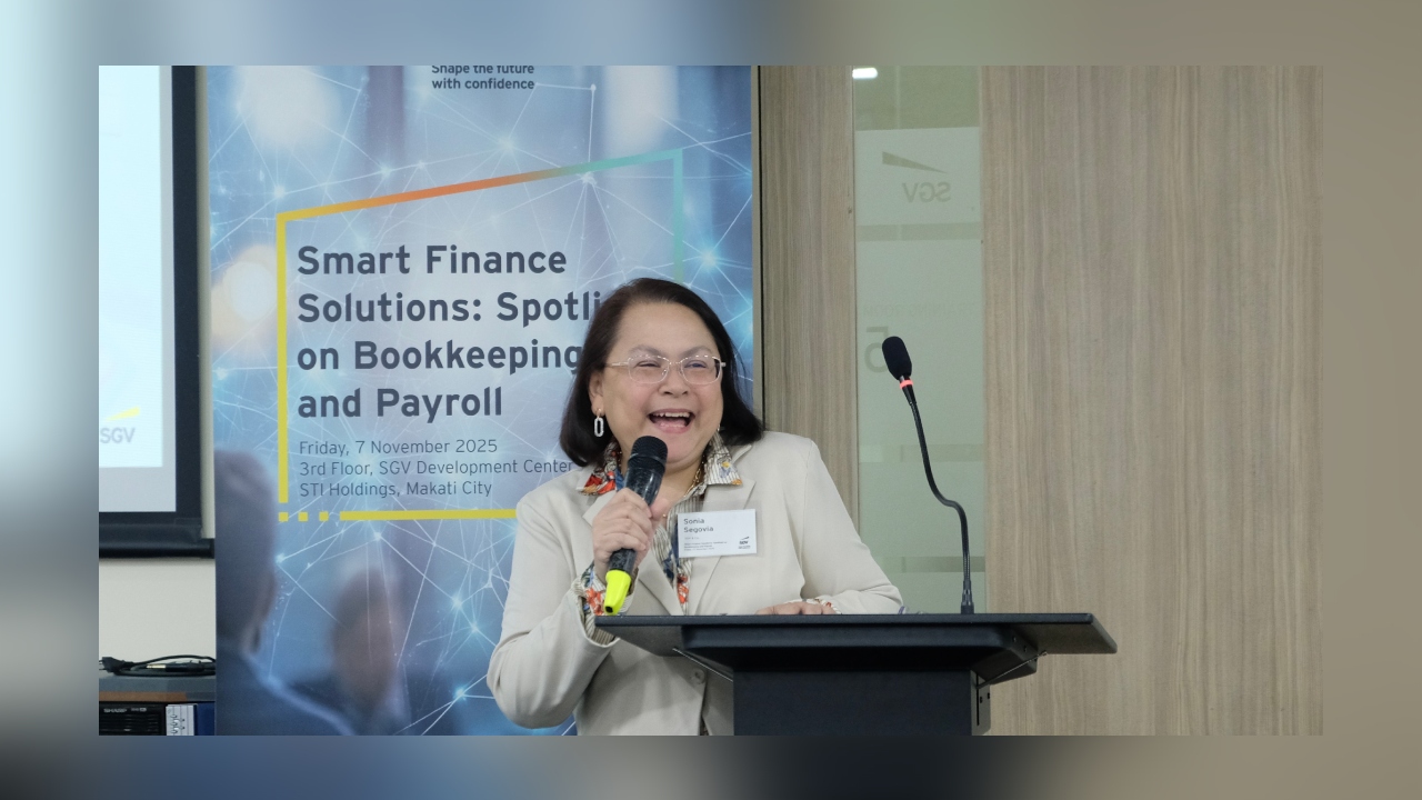 SGV advances payroll and bookkeeping excellence at | SGV & Co. | EY ...