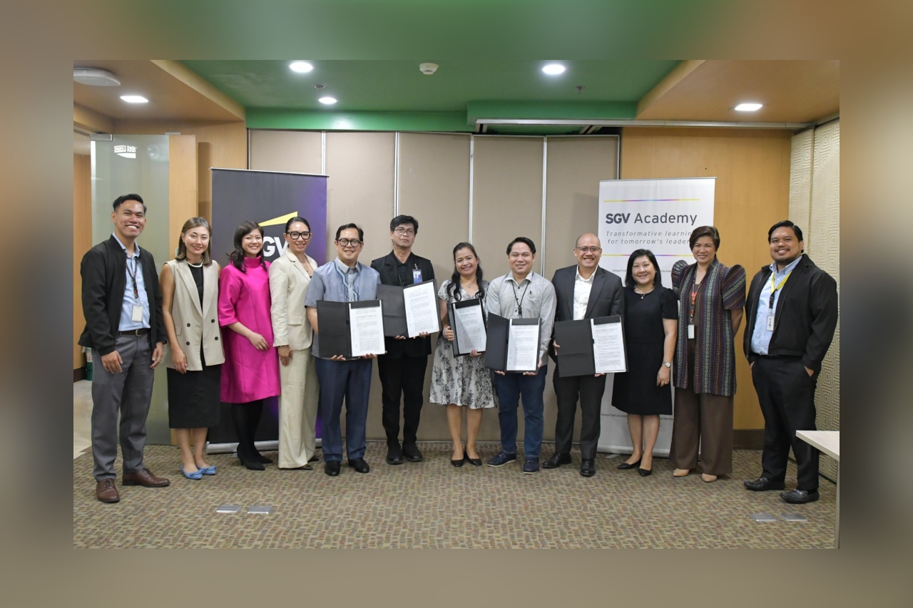 SGV and St. Scholastica’s College Manila sign MO | SGV & Co. | EY ...