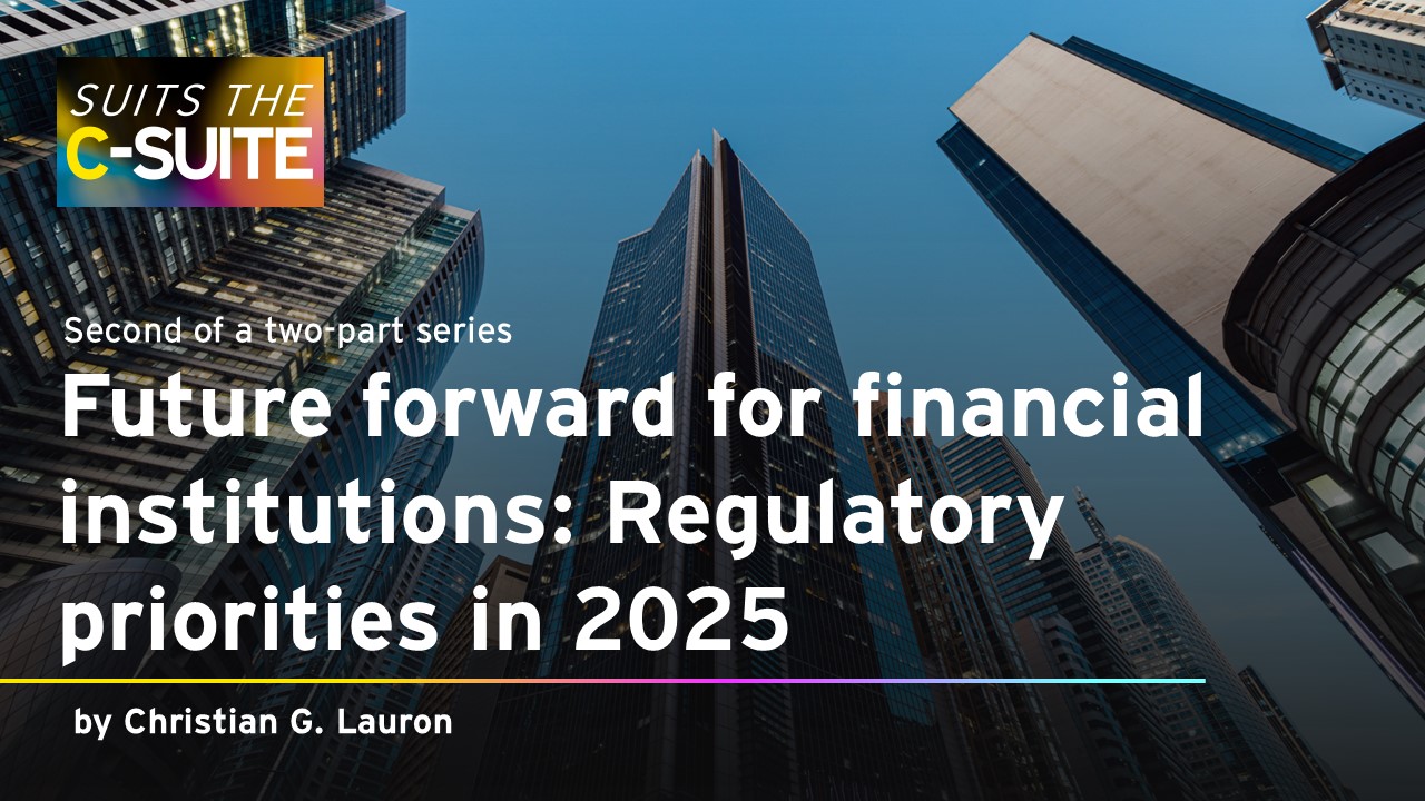Future forward for financial institutions: regulat | SGV & Co. | EY ...