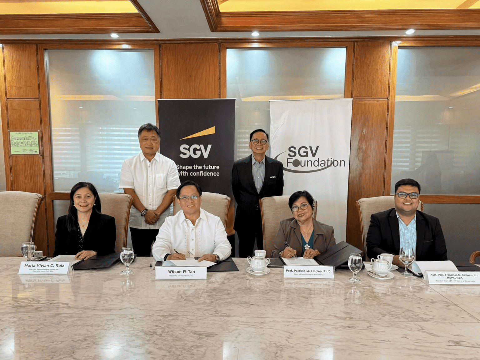 SGV establishes professorial chair and supports ac | SGV & Co. | EY | Professional Services Firm