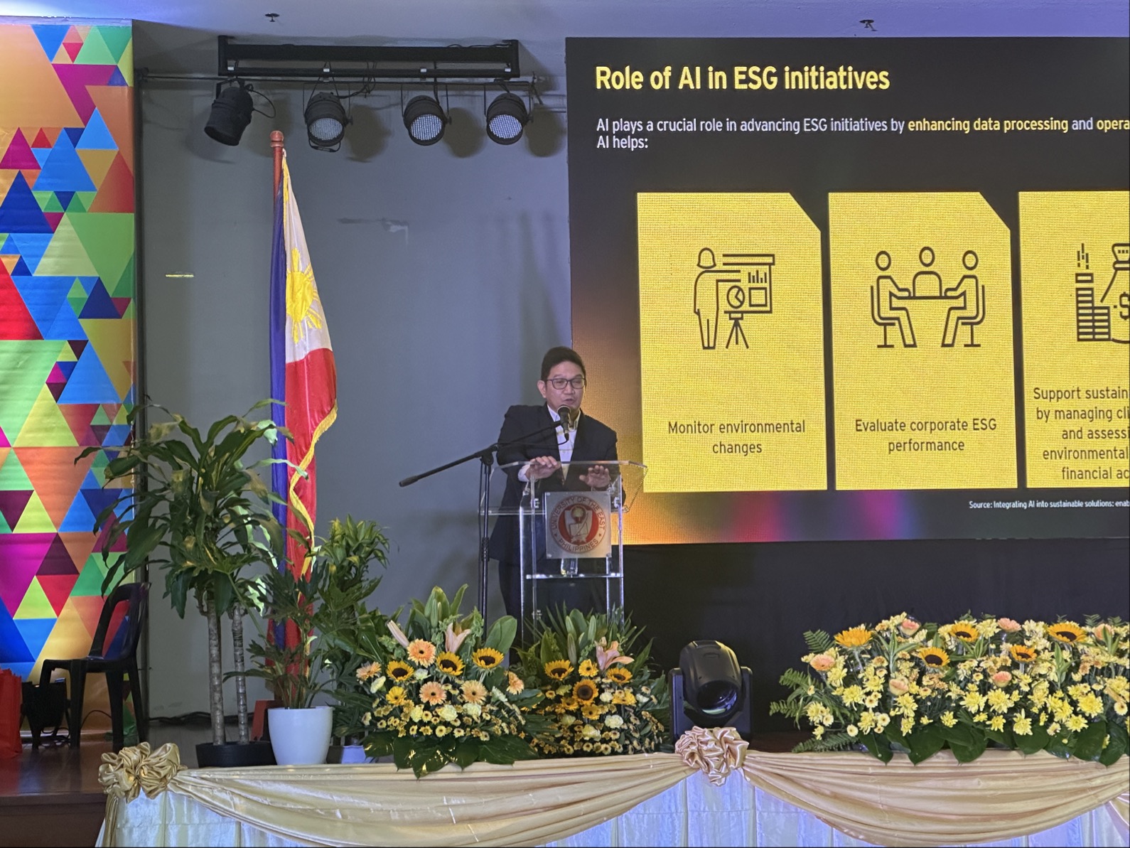 Benjamin N. Villacorte speaks at 6th ASER Internat | SGV & Co. | EY ...
